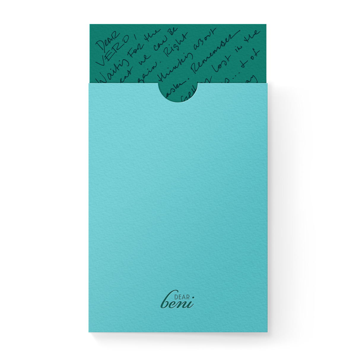 Deeply Grateful Pocket Card – Dear Beni