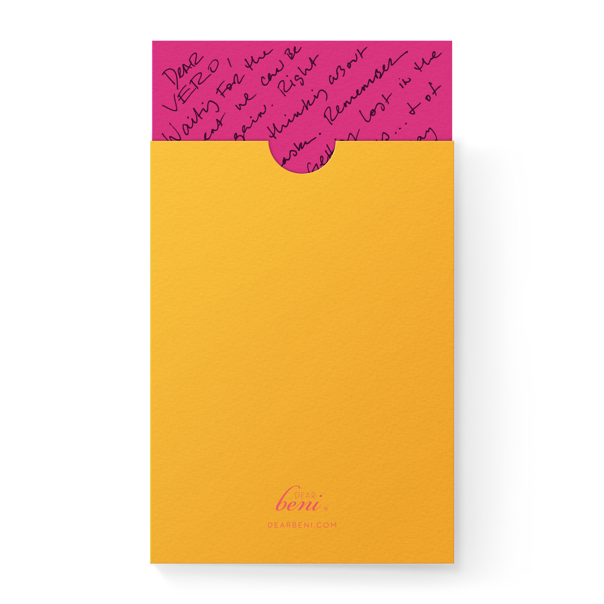 Zesty Bestie Pocket Card – Dear Beni